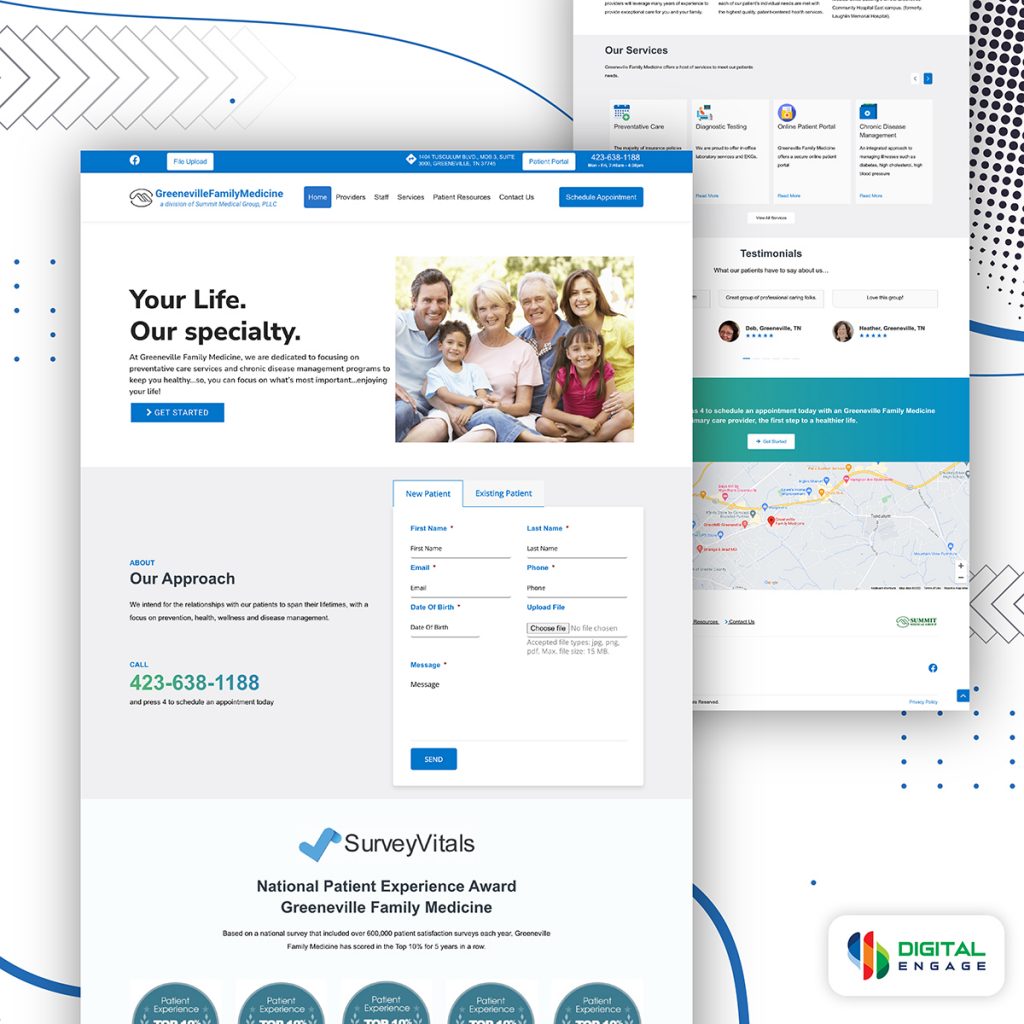 Dental Web Design Services | Dental Web Design Company | Digital Engage